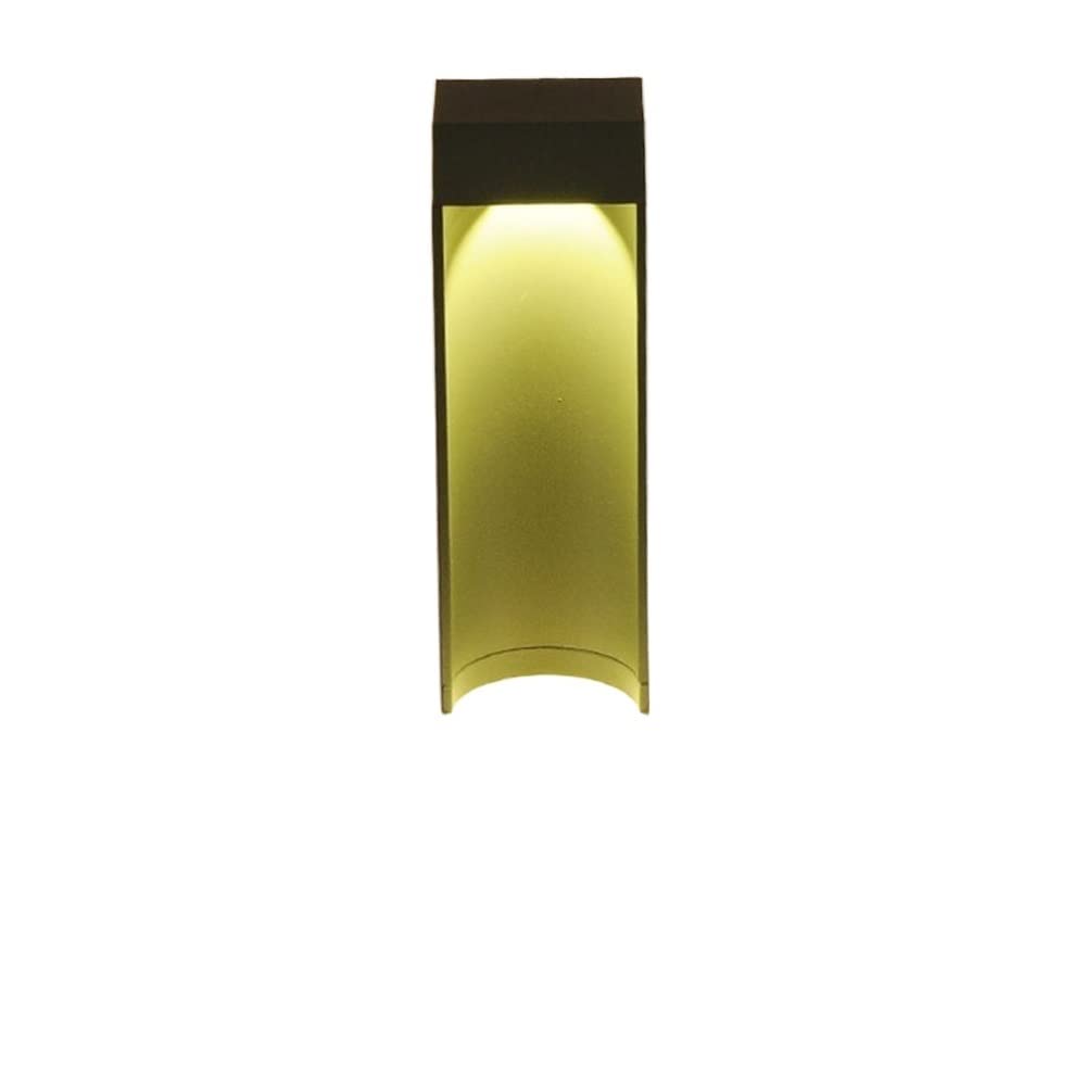 GJCQZQ Pathway Lights LED Lawn Lamp Outdoor Waterproof Simple Modern Aluminum Bollard Light for Villa Garden Park Home Street AC 90-260V Post Lights Decor