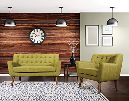 OSP Home Furnishings Loveseat, 51"W x 29.5"D x 31.5"H, green
