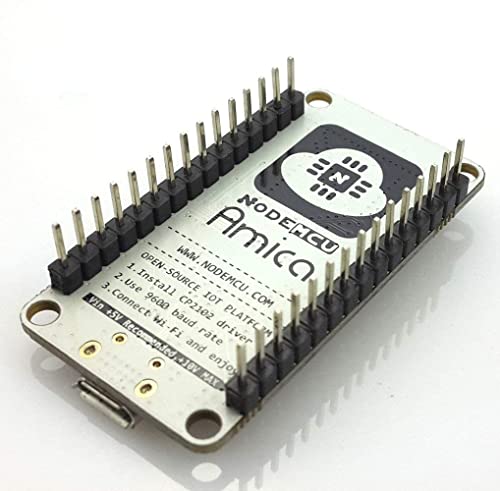 HiLetgo 1PC ESP8266 NodeMCU CP2102 ESP-12E Development Board Open Source Serial Module Works Great for Arduino IDE/Micropython (Small)