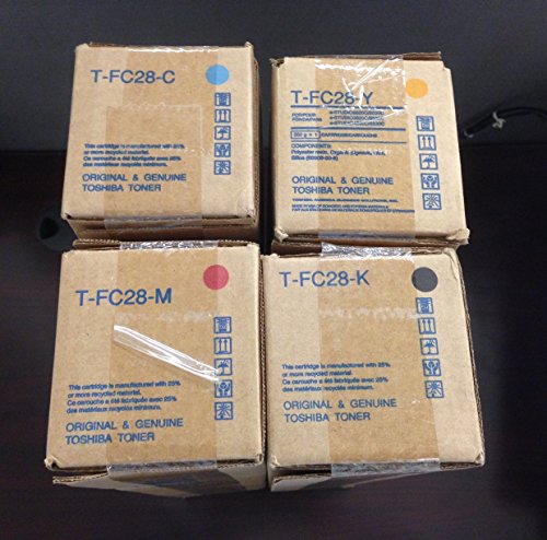 Genuine Toshiba T-FC28 CMYK Full Toner Set -