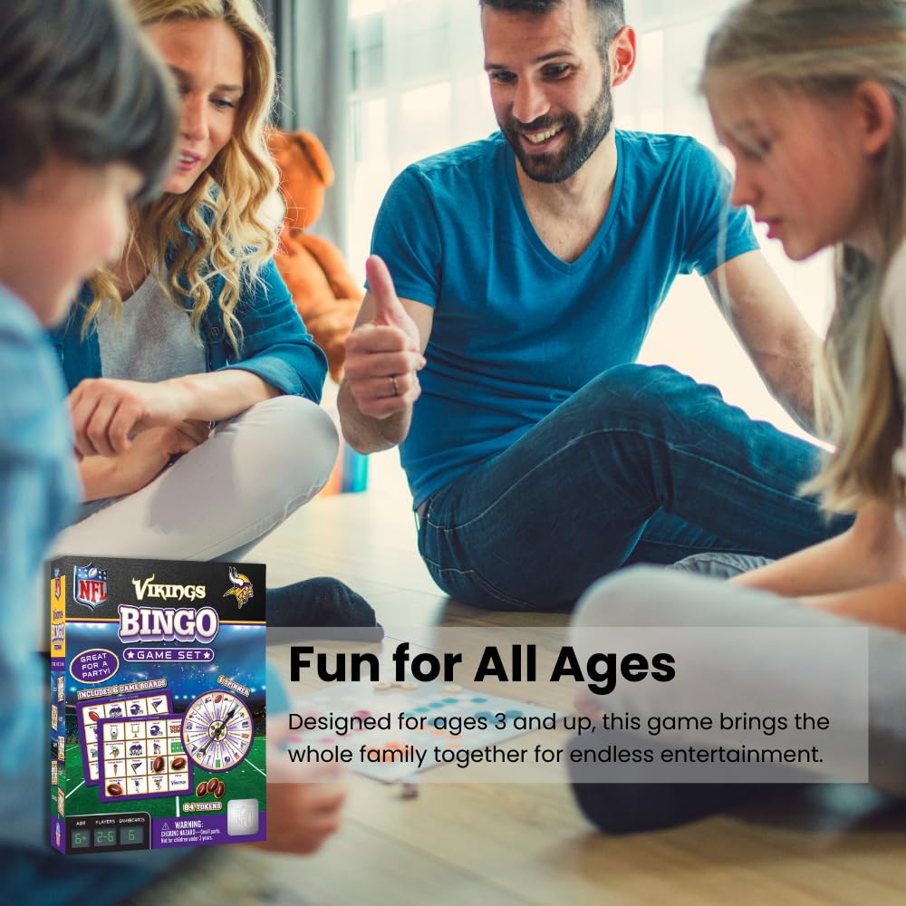 Masterpieces Kids Games - NFL Green Bay Packers Bingo Game