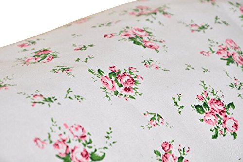 Hflove Large Thick Folding Laundry Basket Waterproof Cotton Storage Basket Floral Laundry Basket
