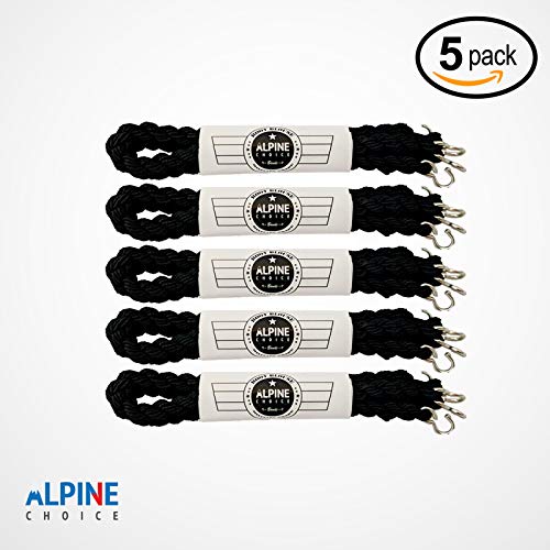 5 Black Military Boot Bands - Blousing Boot Straps Military Grade for USMC, Air Force, Army and More; Straps to Make Your Pants Tight Against Your Boots; Boot Bands Military Standard Size 7.5