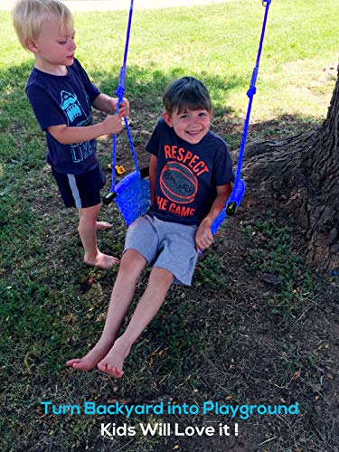 Hi-Na Kids Swing Seats Indoor Hand-Made with Adjustable Rope, Outdoor Tree Child Swing Seat for Kids for Backyard, Playground, Outside