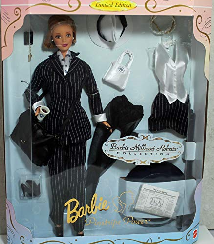 Barbie Millicent Roberts Pinstripe Power Doll & Extra Fashion Limited Edition (1997)