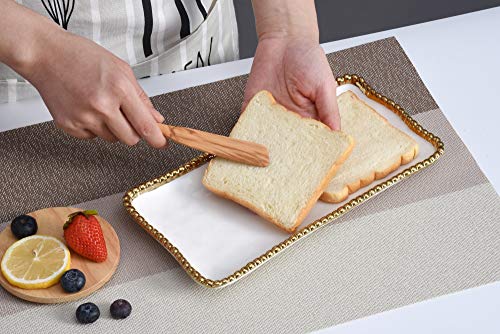 Pampa Bay Golden Salerno Small Rectangular Tray
