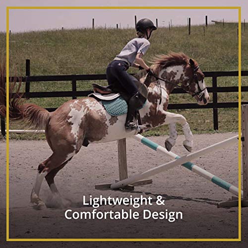 Kavallerie Classic Fetlock Boots, Impact-Absorbing and Air-Perforated Material, Durable & Evenly Distributes Pressure, Fetlock Injury Protection, Non- Slip with Soft Lining Show Jumping Boots