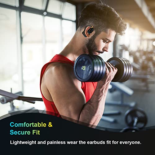 Couple Wireless Earbuds Open Ear Bluetooth Headphone for iPhone 14 Pro Max 13 Samsung Galaxy Z Fold 4 S23 S22 Ultra S20 S21 Oneplus Google Bluetooth 5.3 Stereo Sound Noise-canceling Earphones with Mic