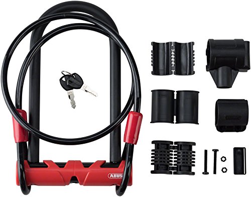 Abus 420/170HB230+USH+COBRA 10/120 - Cavo forcella finale, Black, 23 cm