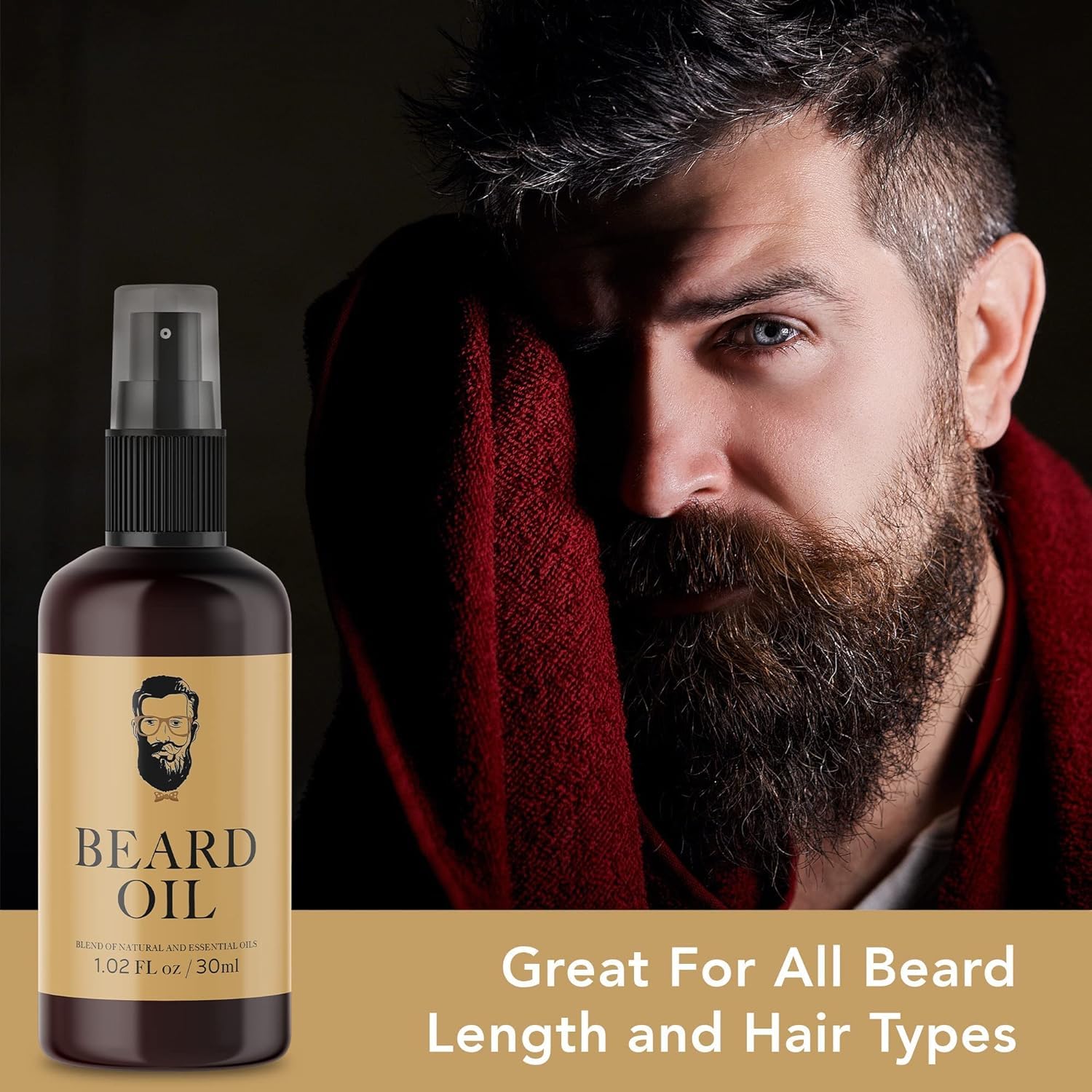 Barbology LONDON Vegan Multi-Purpose Beard Oil for Eliminating Dandruff and Impurities in Hair, 1.02 oz