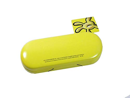 Nickelodeon Spongebob Squarepants Eye Sun Glasses Hard Case Yellow Round