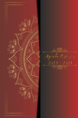 Agenda Planner pour professeur des écoles 2023 2024: Carnet de bord enseignant,Petit format A5-12 mois, Organisateur pratique pour les professeurs de ... bord enseignant semainier. (French Edition)