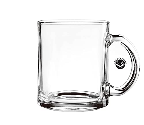 Libbey Crystal Coffee Mug Warm Beverage Mugs Set of (13 oz) (6)