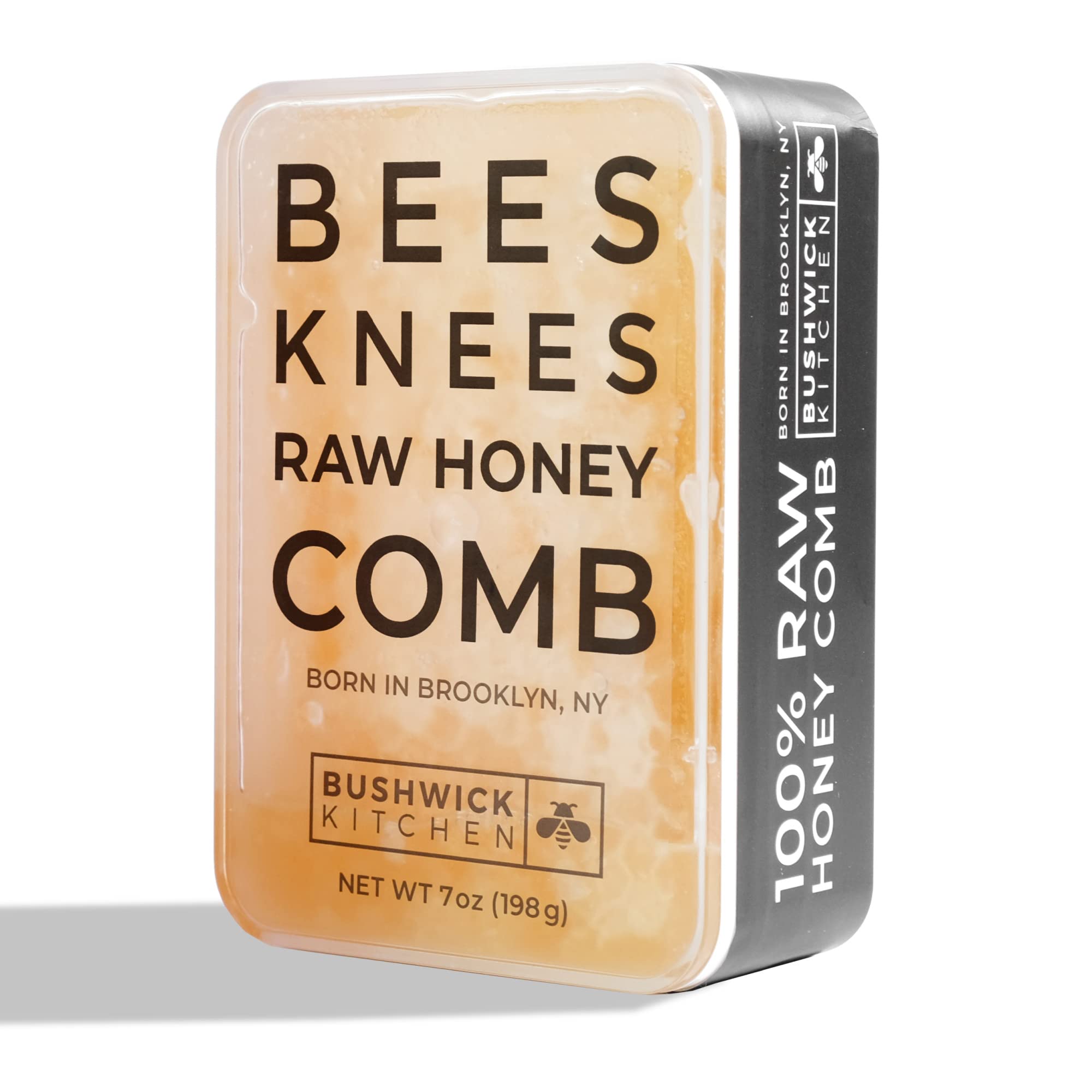 7oz Acacia Honeycomb, 100% Edible Raw Honeycomb in Double Sealed Packaging, Gluten Free Paleo Gourmet Gift