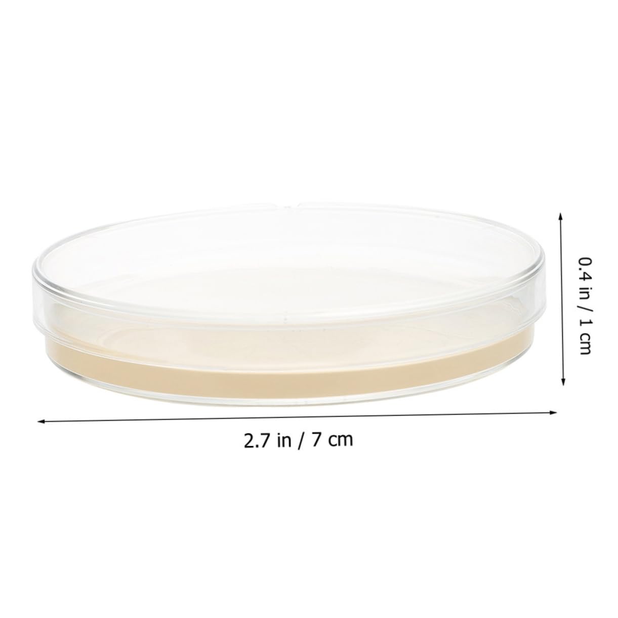FELTECHELECTR 20 Pcs Petri Dish Agar Prepoured Nutrient Plates for Science Lab Experiment Accessories