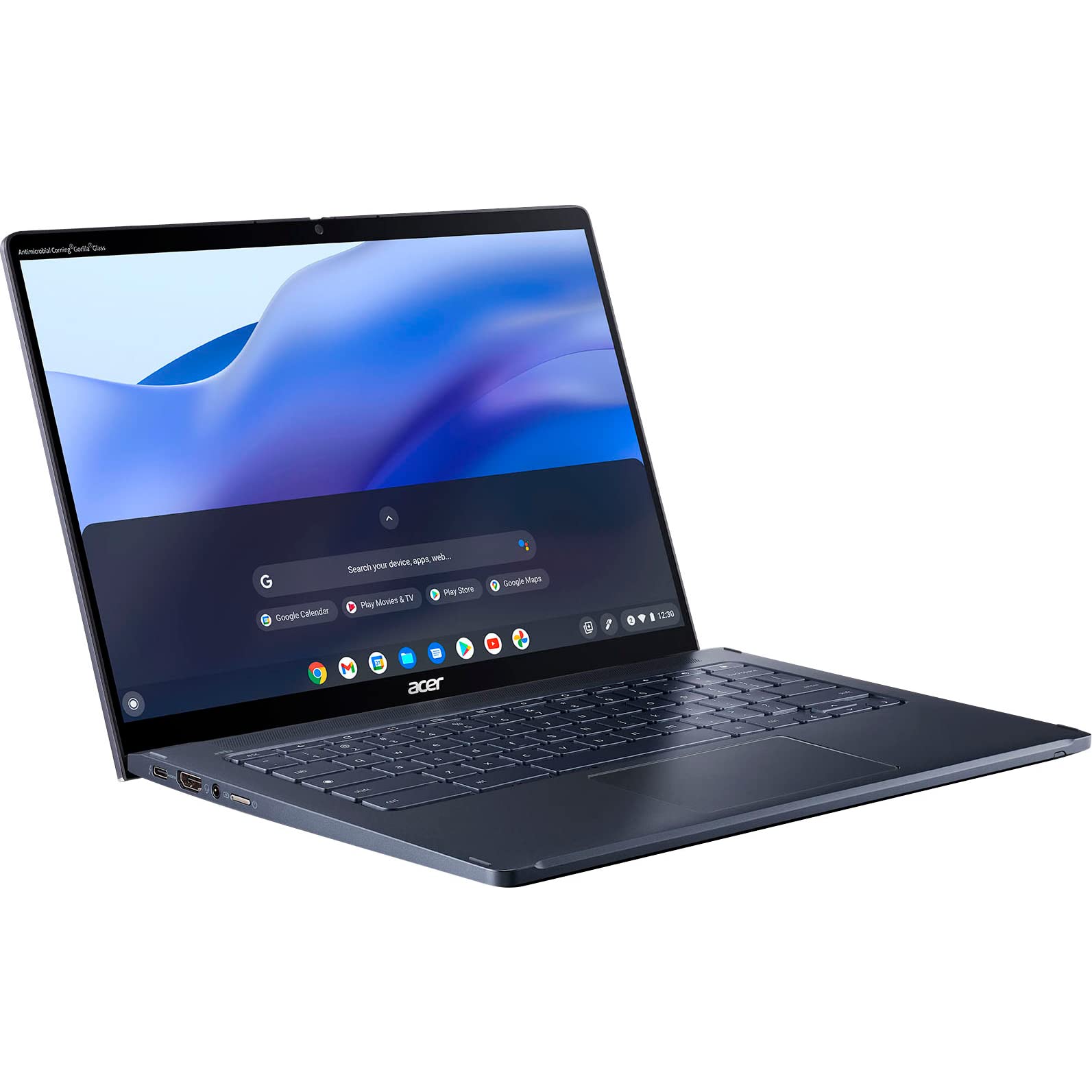 acer Chromebook Spin 714 14" Touchscreen WUXGA 2-in-1 Laptop, 12th Gen Intel 10-Core i5-1235U, 8GB LPDDR4X RAM, 1TB PCIe SSD, WiFi 6, BT 5.2, Backlit KB, Stylus, Chrome OS, BROAG USB Extension Cable