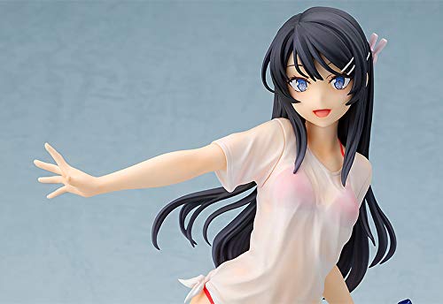 Chara-Ani Rascal Does Not Dream of Bunny Girl Senpai: Mai Sakurajima (Water Gun Date Ver.) 1:7 Scale PVC Figure