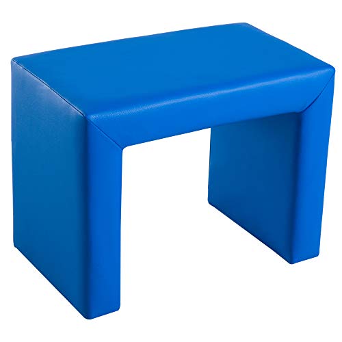 Qaba 2-in-1 Multifunctional Kids Sofa Convertible Table and Chair Set for 3 Years Old Boys Girls, Blue