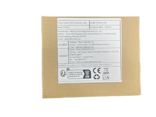 MZHOU PCIE 2.0 X 1 to SATA 4 Port Adapter Card Marvell Chipset Without Raid for Ipfs Mining and Adding Sata 3.0 Devices