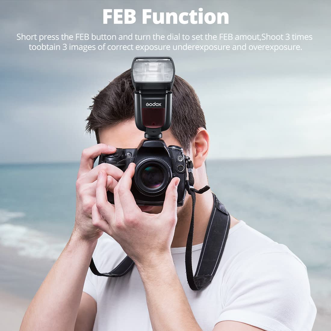 Godox TT685II-C E-TTL Speedlite High-Speed Sync,2.4G Wireless X System,with XPRO-C Wireless Trigger Compatible for Canon Flash 1100D 1000D 7D 6D 60D 50D 600D 500D