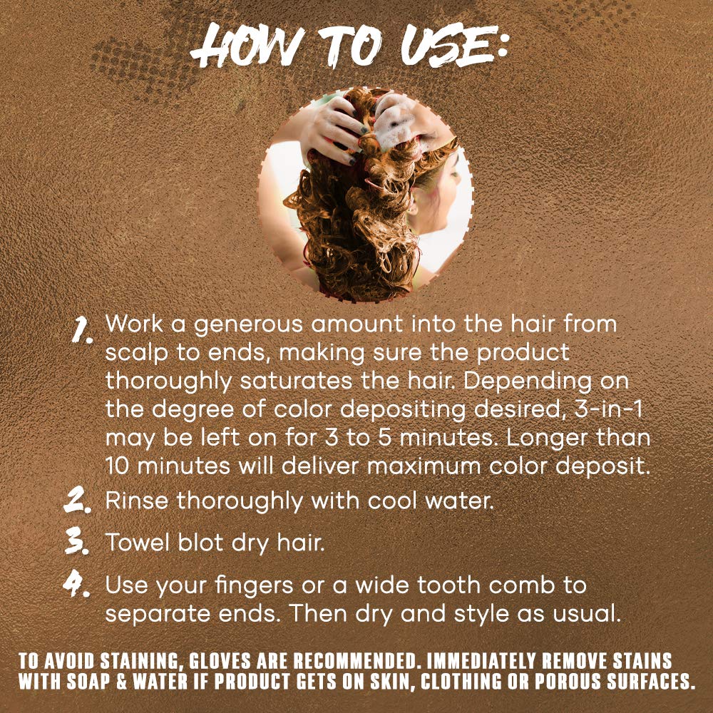 N Rage Color Depositing Shampoo + Conditioner 3 in 1 System (N-Ergized Brown)