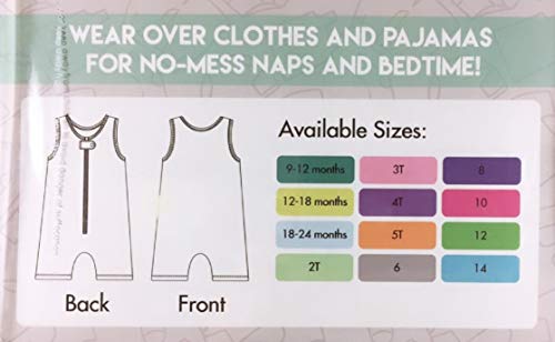 Naked No More®One Piece Romper Back Zipper Bodysuit Pajamas Escape Proof Adaptive Clothing (4T) (Mom's Choice Award Winner)