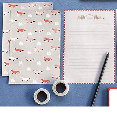 QingLanJian 48 Cute Writing Paper Letter Stationary Set with 24 Envelopes