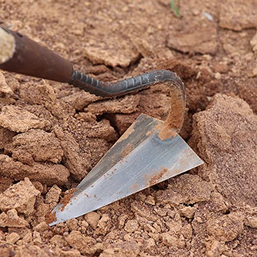 Hardened Garden Swoe Hoe Head Only Forging Process Durable Traditional for Backyard Planting Farming Gardening Loosening
