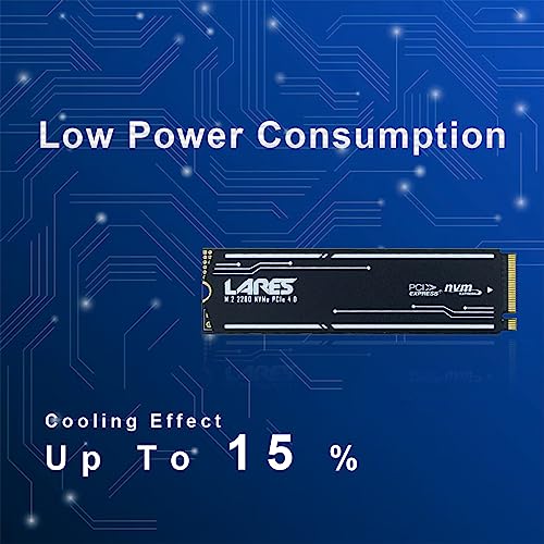 LEVEN JPS850 2TB PCIe Gen4 Speed up to 7,200MB/s 3D NAND NVMe M.2 SSD, Perfectly Compatible with PS5, High Endurance with Thermal Pad and Heat Sink