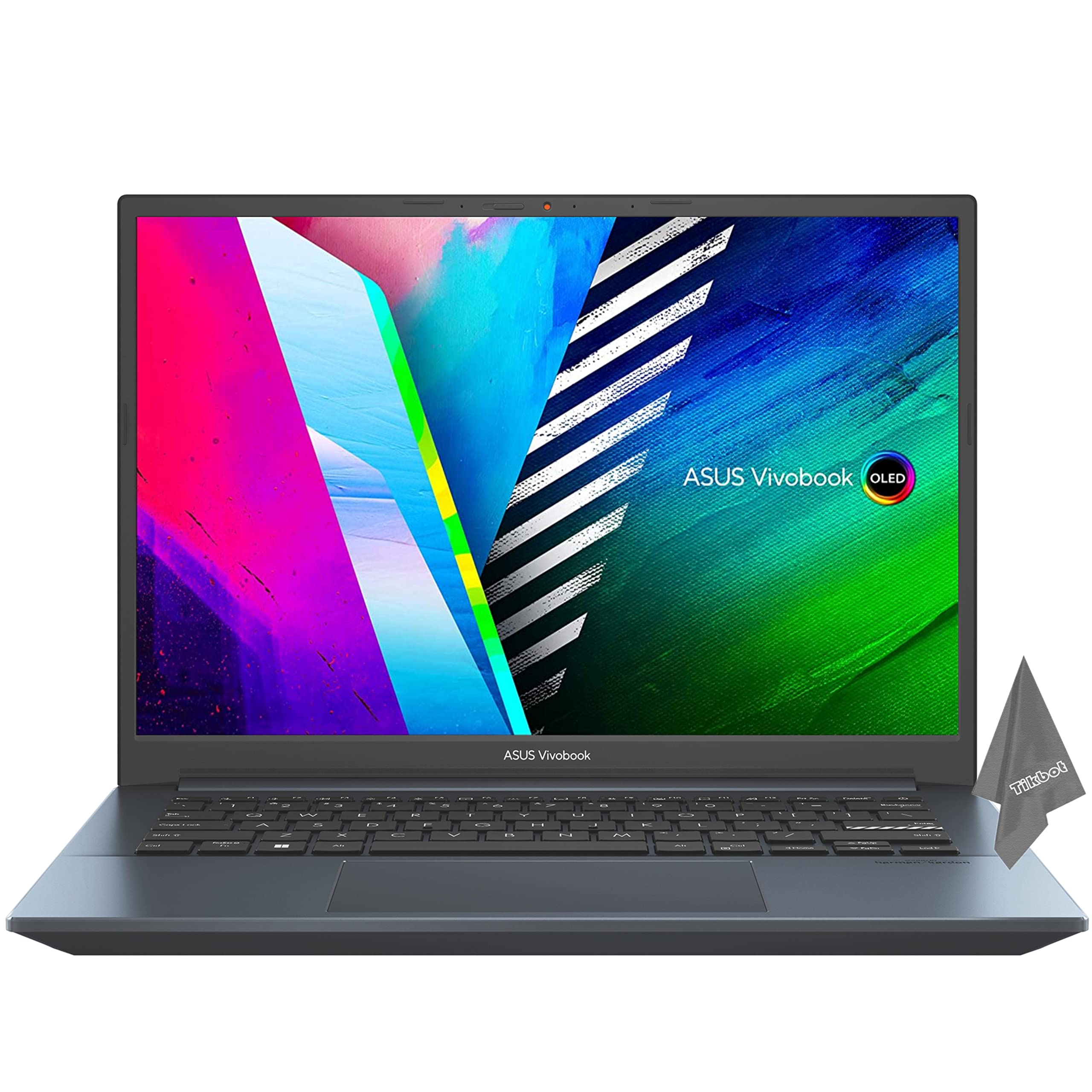 ASUS 2022 Newest VivoBook Pro 14 Laptop, 14" 2.8K OLED 100% DCI-P3 16:10 0.2ms Premium Display, Intel Core i5-11300H, Iris Xe Graphics, 8GB RAM, 512GB PCIe SSD, Backlit KB, Thunderbolt 4, Win 10