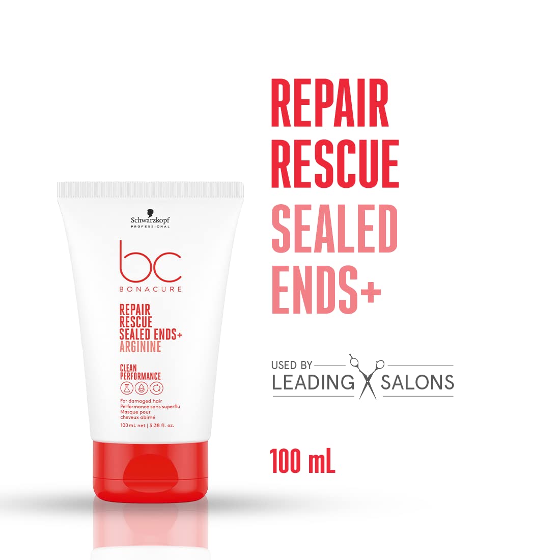 Schwarzkopf BC BONACURE Peptide Repair Rescue Sealed Ends, 2.5-Ounce, Packaging May Vary