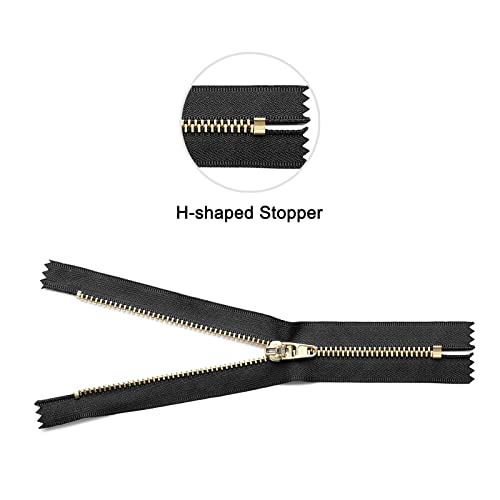 uxcell Zipper Repair Kits, 10 Metal Latch Slider Retainers Box & Insertion Pins & Top Bottom Stoppers for Bag Coat Zippers Replacing (75Pcs, Silver)