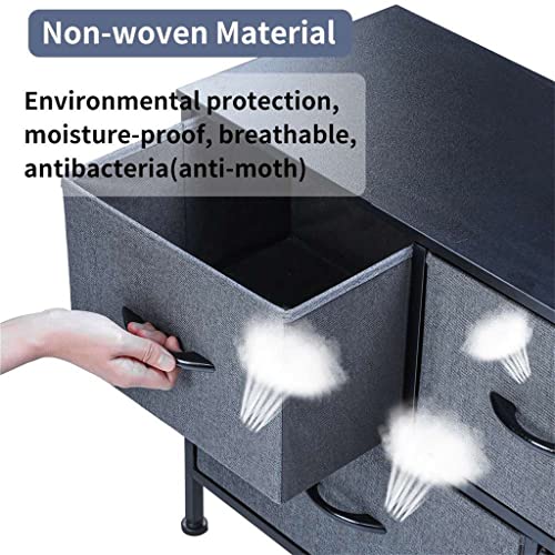 LHLLHL 5 Tiers Storage Drawers Living Room Furniture 5 Bin Bedroom Organizer Nightstand Closet Home Storage Drawers Clothes Storage