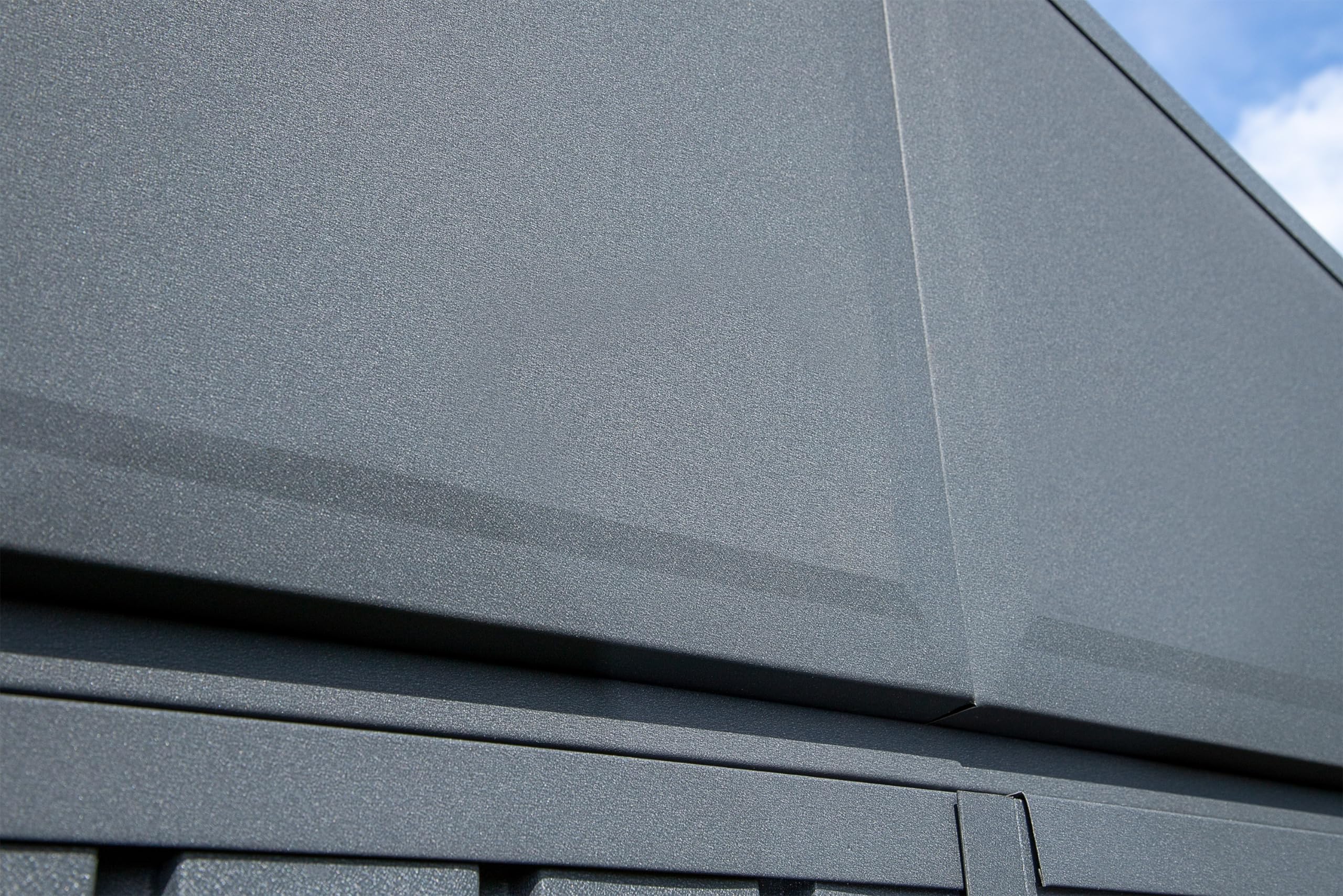 Arrow Shed Elite 14' x 12' Outdoor Lockable Gable Roof Steel Storage Shed Building, Anthracite