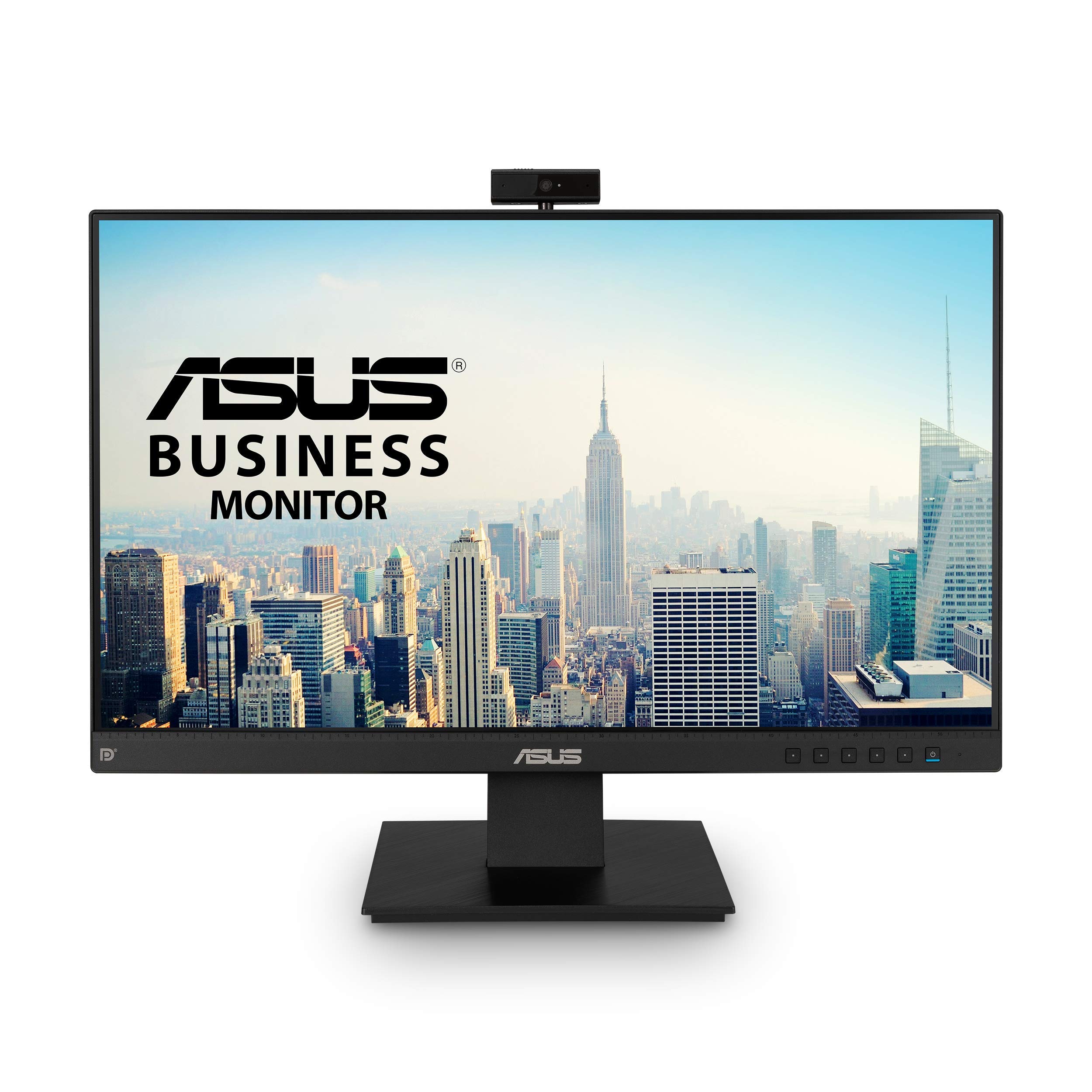 ASUS BE24EQK 23.8” Business Monitor with Webcam, 1080P Full HD IPS, Eye Care, DisplayPort HDMI, Frameless, Built-in Adjustable 2MP Webcam, Mic Array, Stereo Speaker & 23.8” 1080P Monitor (VA247HE)