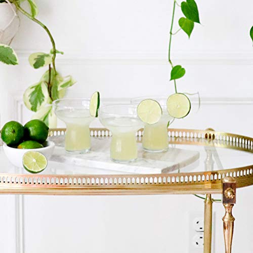 Libbey Stemless Margarita Glasses, 10.25-ounce, Set of 6