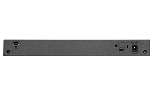 NETGEAR 8-Port Gigabit Ethernet PoE Network Switch, Hub, Internet Splitter (GS108LP) - with 8 x PoE+ @ 60W Upgradeable, Desktop/Rackmount, and ProSAFE Lifetime Protection