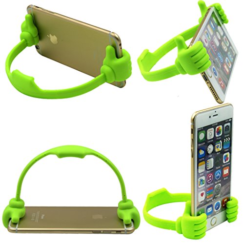 Honsky Thumbs-up Cell Phone Stand, Pack of 7, Universal Flexible Multi-Angle Cute Desk Desktop Phone Holder, Compatible with Android Switch Nintendo Tablet, Assorted Colors, Bundle