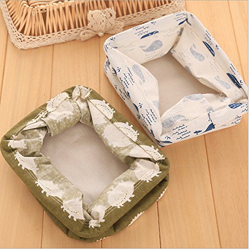 LEFV™ Foldable Storage Basket Small Multi-Function Linen Sorter Bag Case Open Bin for Toys Tidy Clothes Socks Underwear Bra Lingerie Makeup (Hedgehog)