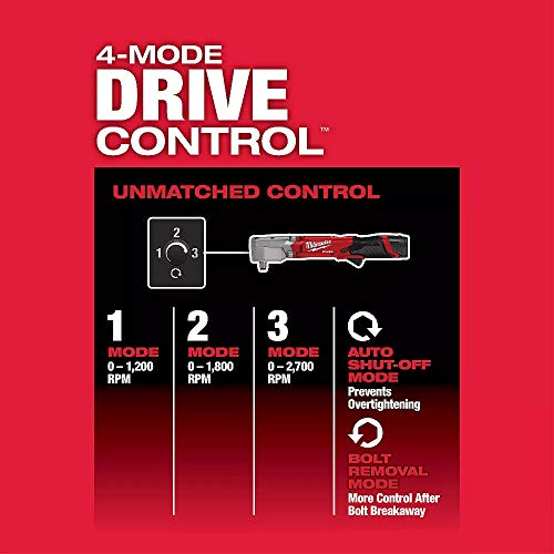 Milwaukee M12 FUEL 1/2" Right Angle Impact Wrench - No Battery, No Charger, Bare Tool Only
