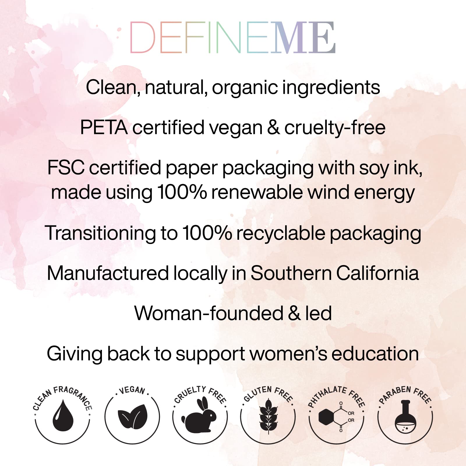 DefineMe Natural Perfume Mist, Payton, 0.3 FL OZ, Travel Size, Purse Spray