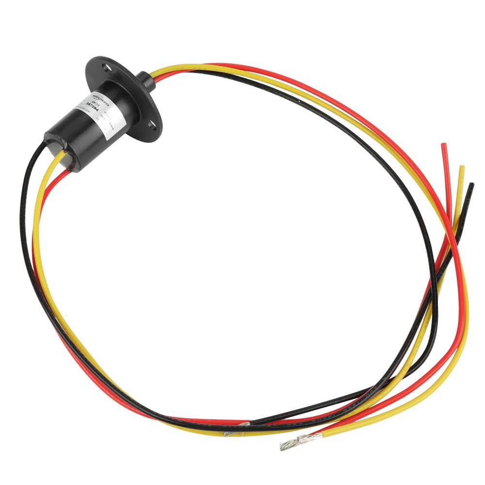 Mini Slip Ring 250RPM 15A 3 Wires 0-600V Multi-channel Transmission Anti-jamming for Wind Turbine Power Generator