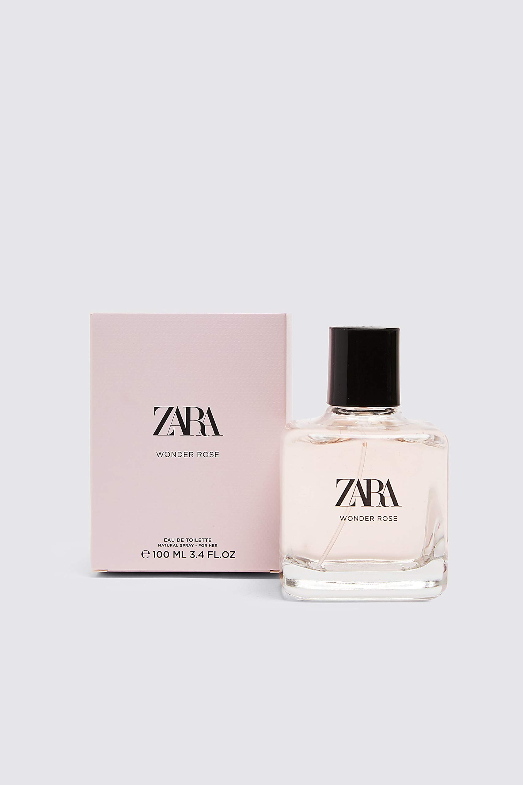 New ZARA WONDER ROSE EAU DE TOILETTE 100 ML for woman