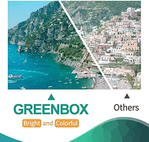 GREENBOX Compatible TK8337 TK-8337 High Yield Toner Cartridge Replacement for TK-8337K TK-8337C TK-8337Y TK-8337M for 3252ci 3253ci 2552ci CS2552ci CS3252ci Printer (4 Pack, 25,000 Pages)
