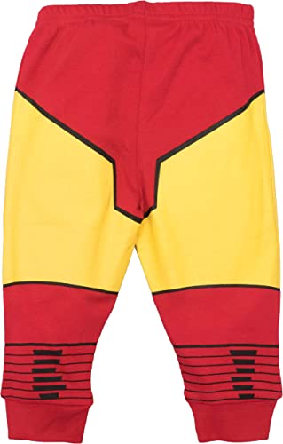 Marvel Avengers Iron Man Newborn Baby Boys Cosplay Bodysuit and Pants Set 6-9 Months
