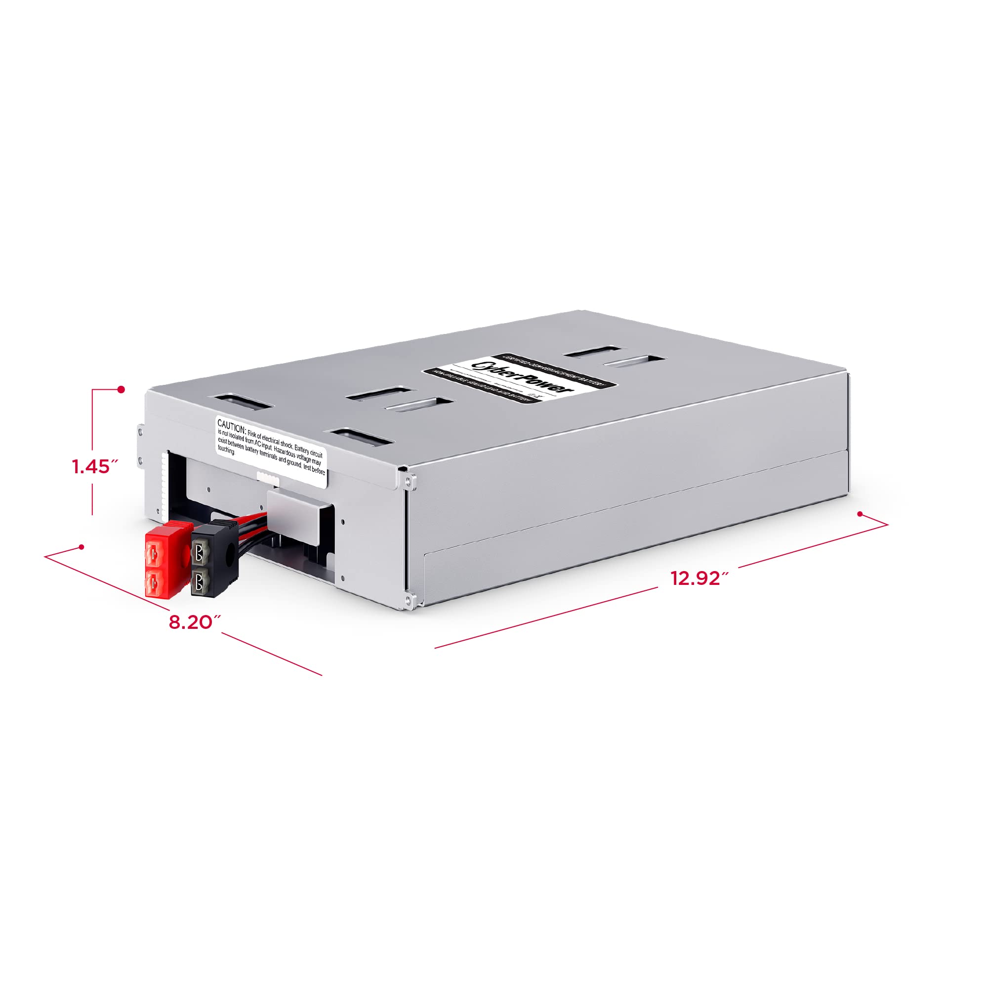 CyberPower RB1290X4 UPS Replacement Battery Cartridge, Maintenance-Free, User Installable, 12V/9Ah