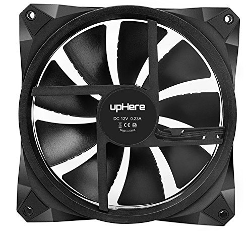uphere 140mm Case Fan 3-Pack Computer Case Fan with Advanced Hydraulic Bearing for Silent Operation Standard 140 mm Case Fan 3 Pack with 3 Pin & Molex /(BK143-3)