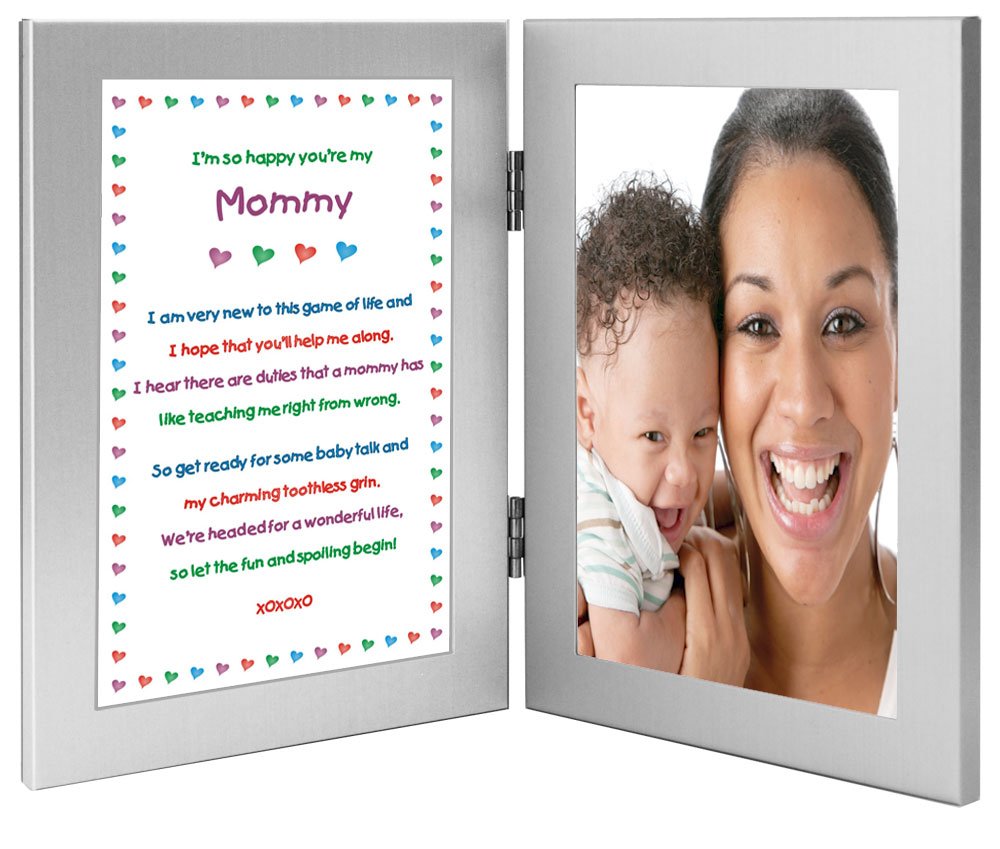 Sweet Mommy Gift from Newborn, New Mom Frame, Add 4x6 Inch Photo