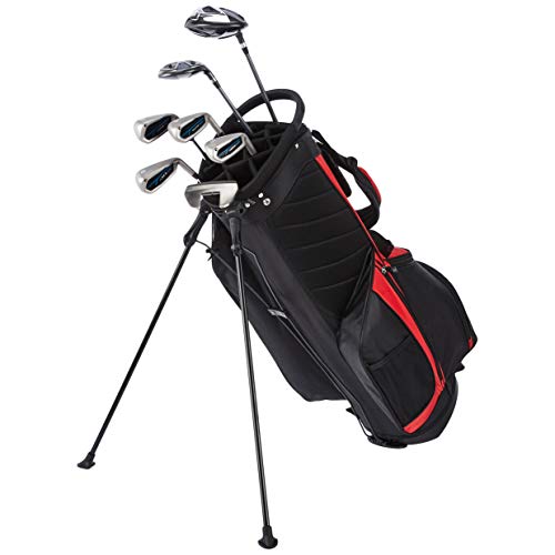 Amazon Basics Golf Stand Bag - Red