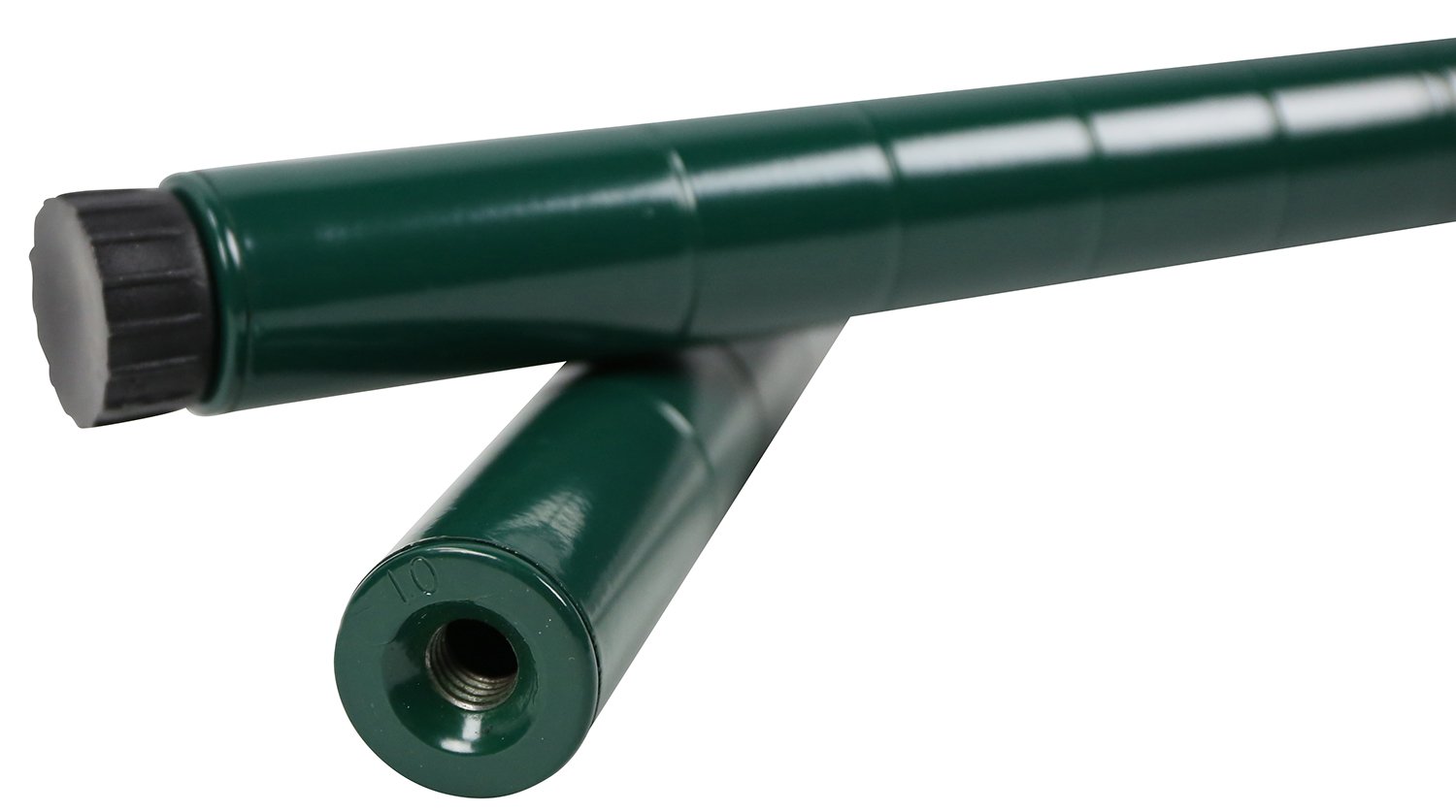 Apollo Hardware 72" High Heavy Duty Post Set for Green Epoxy Shelving(4 Pack of 72 High Post/Pole)